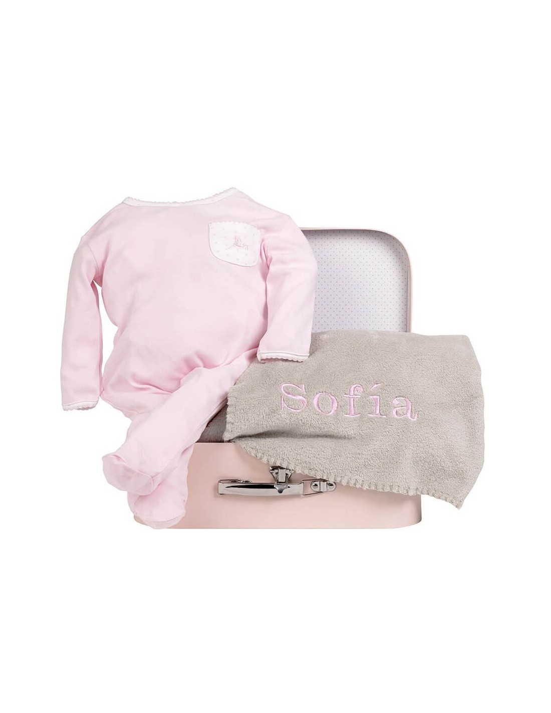 Personalized Blanket & Pajamas Baby Hamper | Unique Newborn Gift