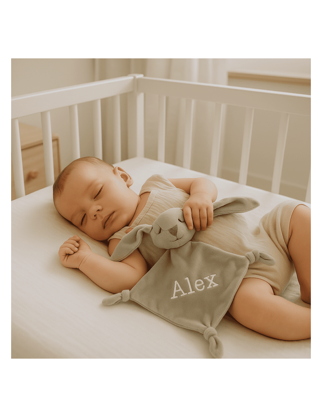 Personalized Baby Comforter & Pacifier | Custom Name Gift – Bebedeparis.com